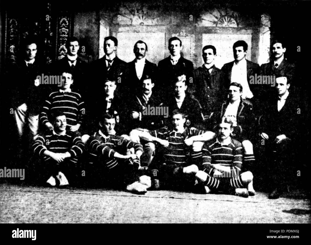 28 British Rugby Team 1899 Stock Photo - Alamy