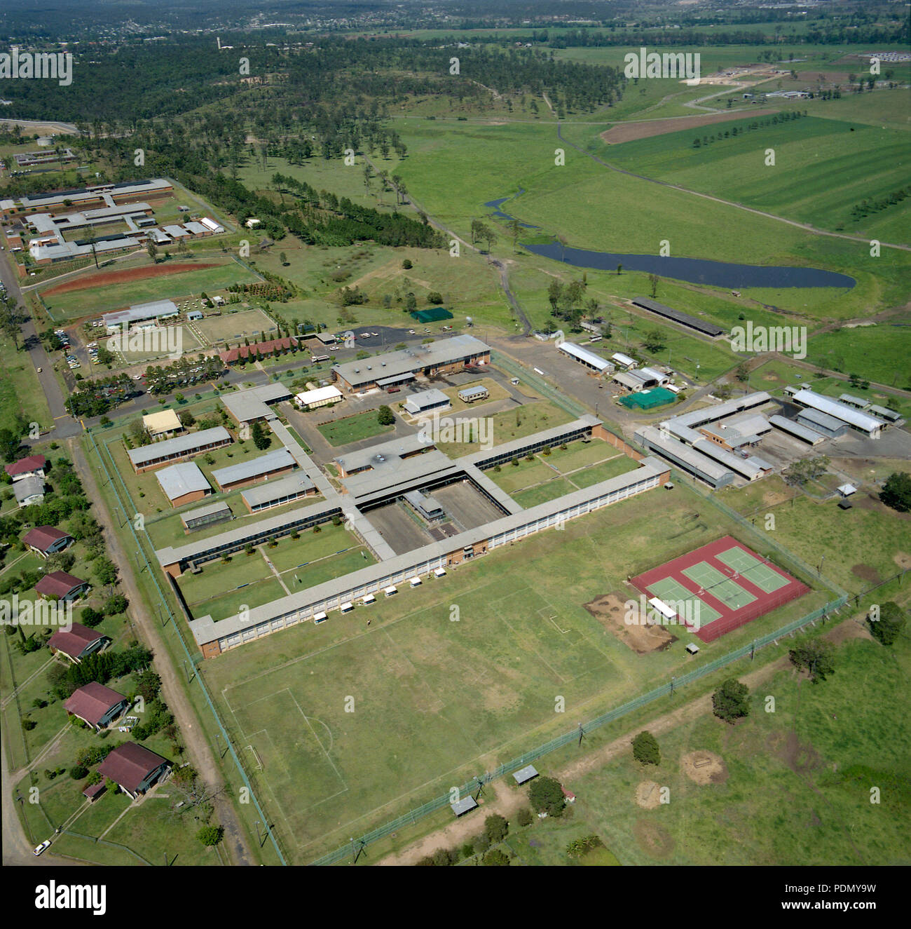 10 Aerial View of Wacol Prison, Wacol, 11 October 1988 Stock Photo - Alamy