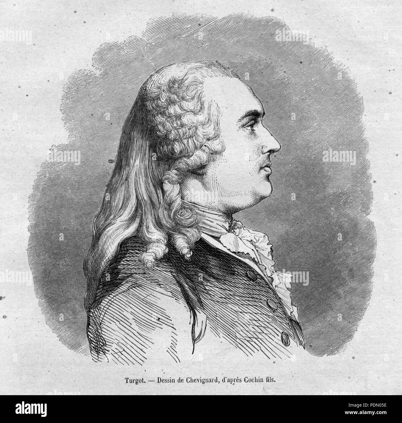 Anne Robert Jacques Turgot (par Chevignard Stock Photo - Alamy