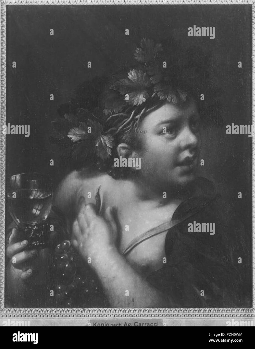 Annibale Carracci - Junger Bacchant Stock Photo - Alamy
