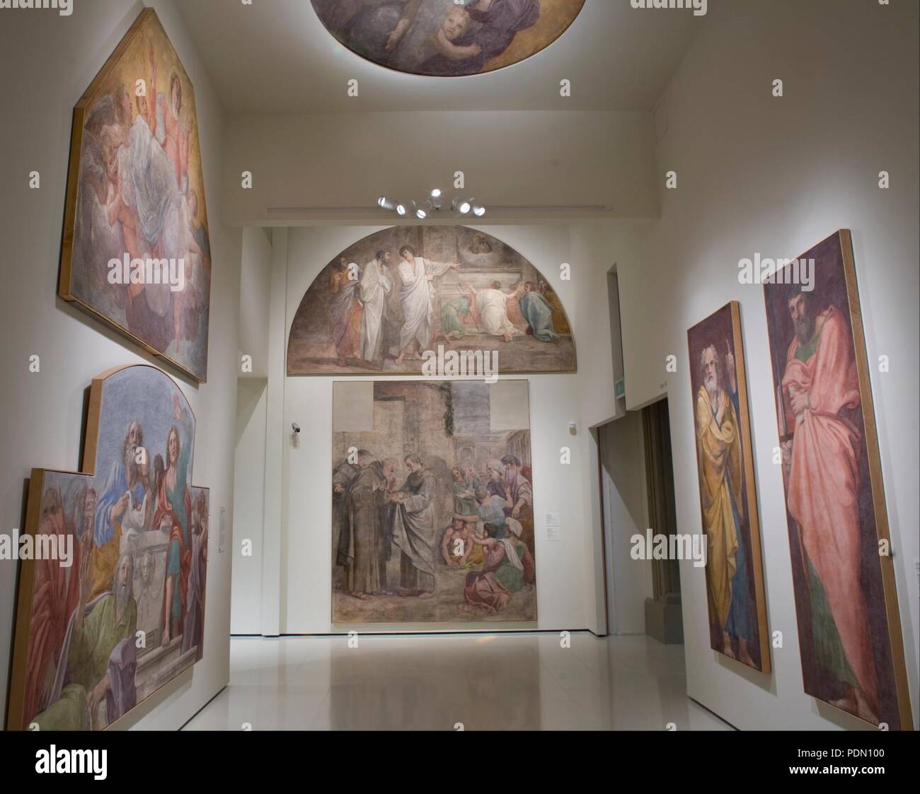 Annibale Carracci - Mural paintings from the Herrera Chapel Stock Photo ...
