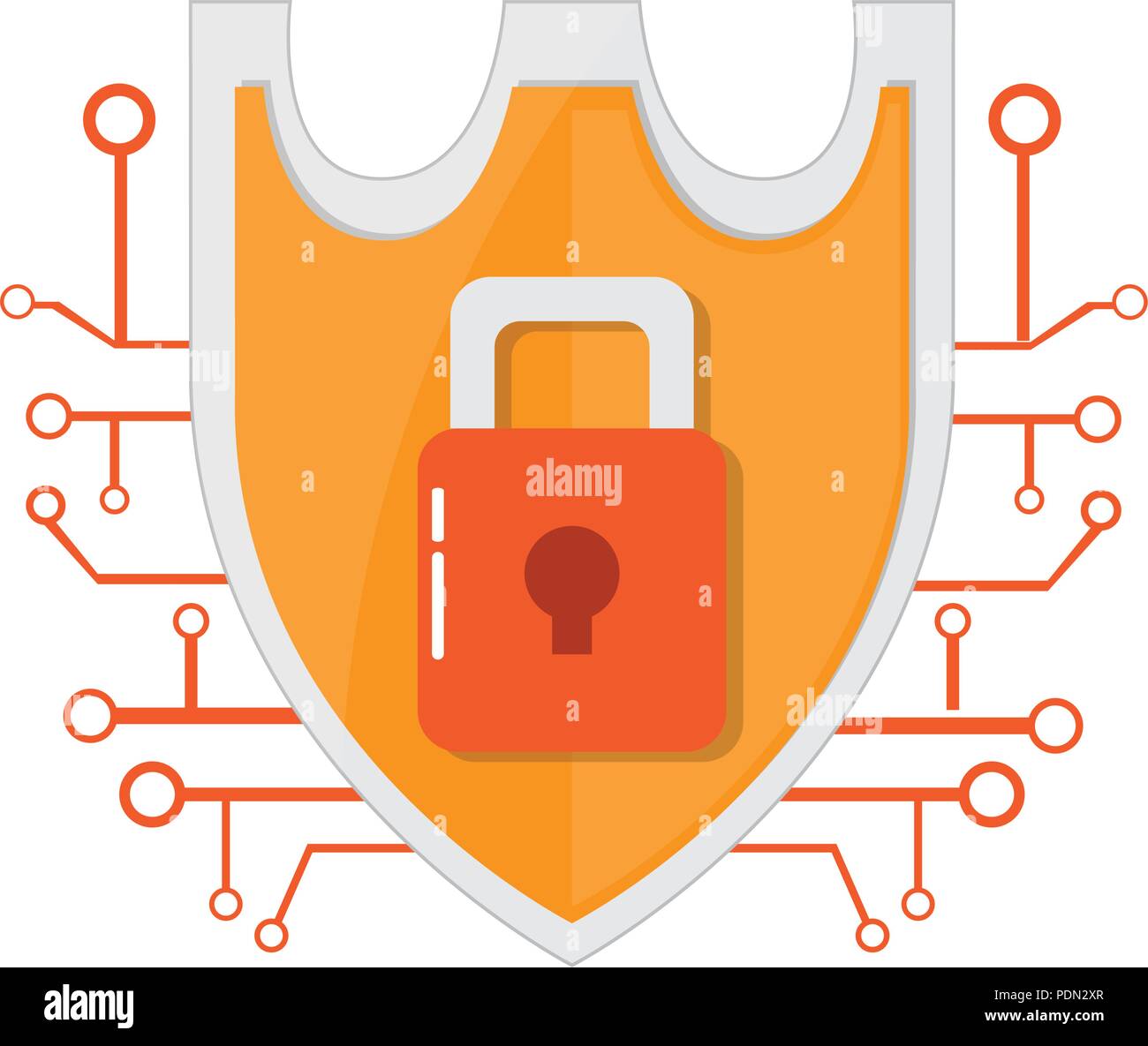 Isolated lockpad on a network. Cyber Security Stock Vector Image & Art ... Isolated lockpad on a network. Cyber Security Stock Vector Image & Art ...