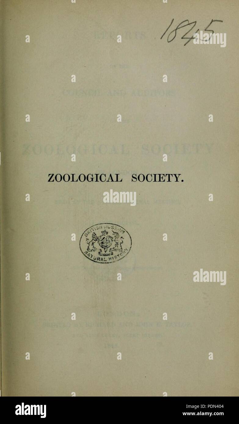 Zoological report hi-res stock photography and images - Alamy