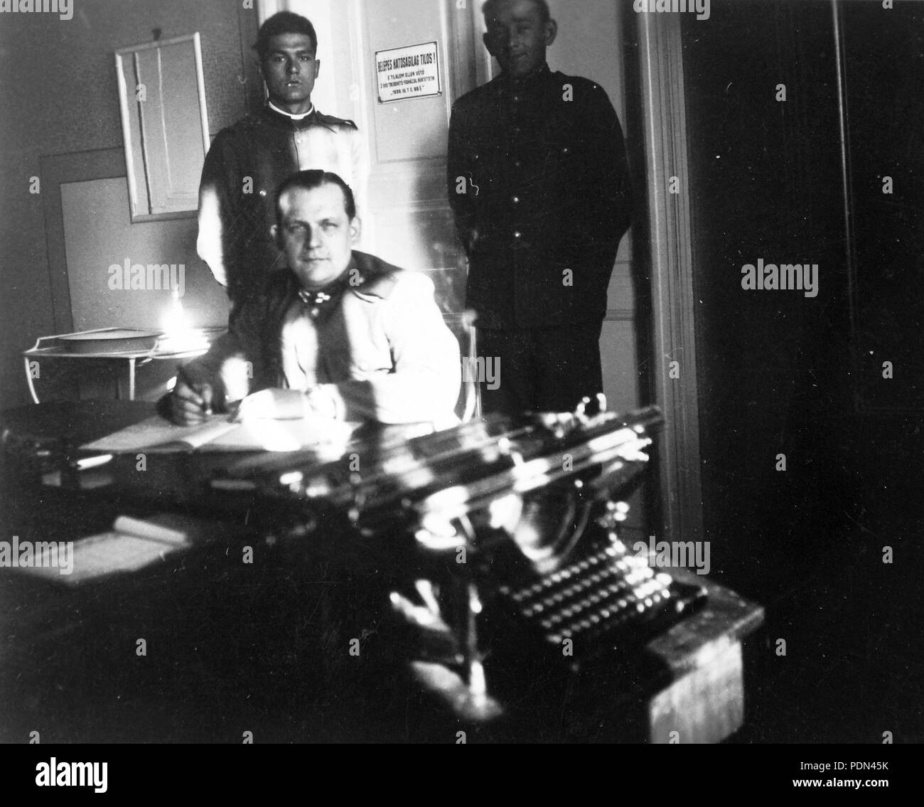 Business office equipment Black and White Stock Photos & Images - Alamy