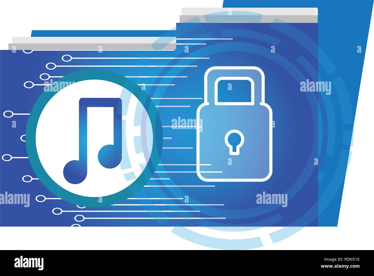 Concept protecting computer data Stock Vector Images - Alamy