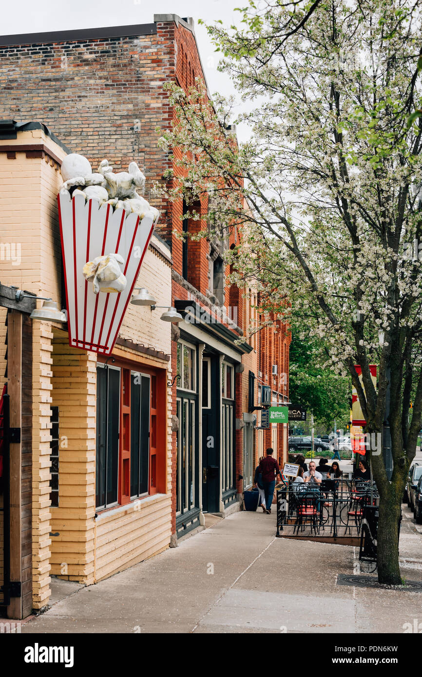 Old Town, in Lansing, Michigan Stock Photo - Alamy