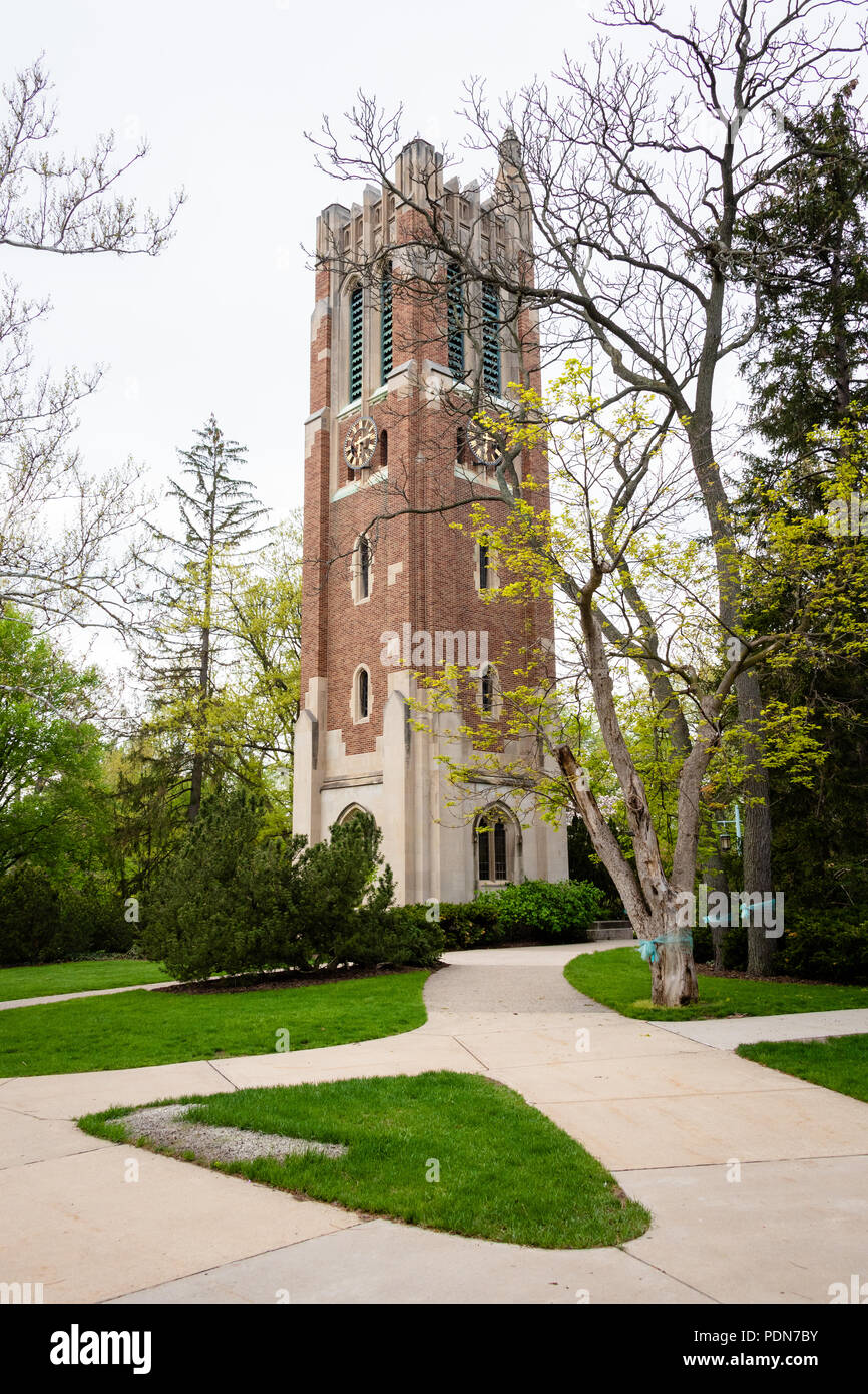 The Beaumont Tower at Michigan State University in East Lansing ...