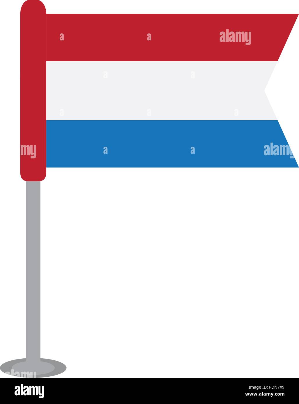 Isolated flag of the Netherlands Stock Vector Image & Art - Alamy