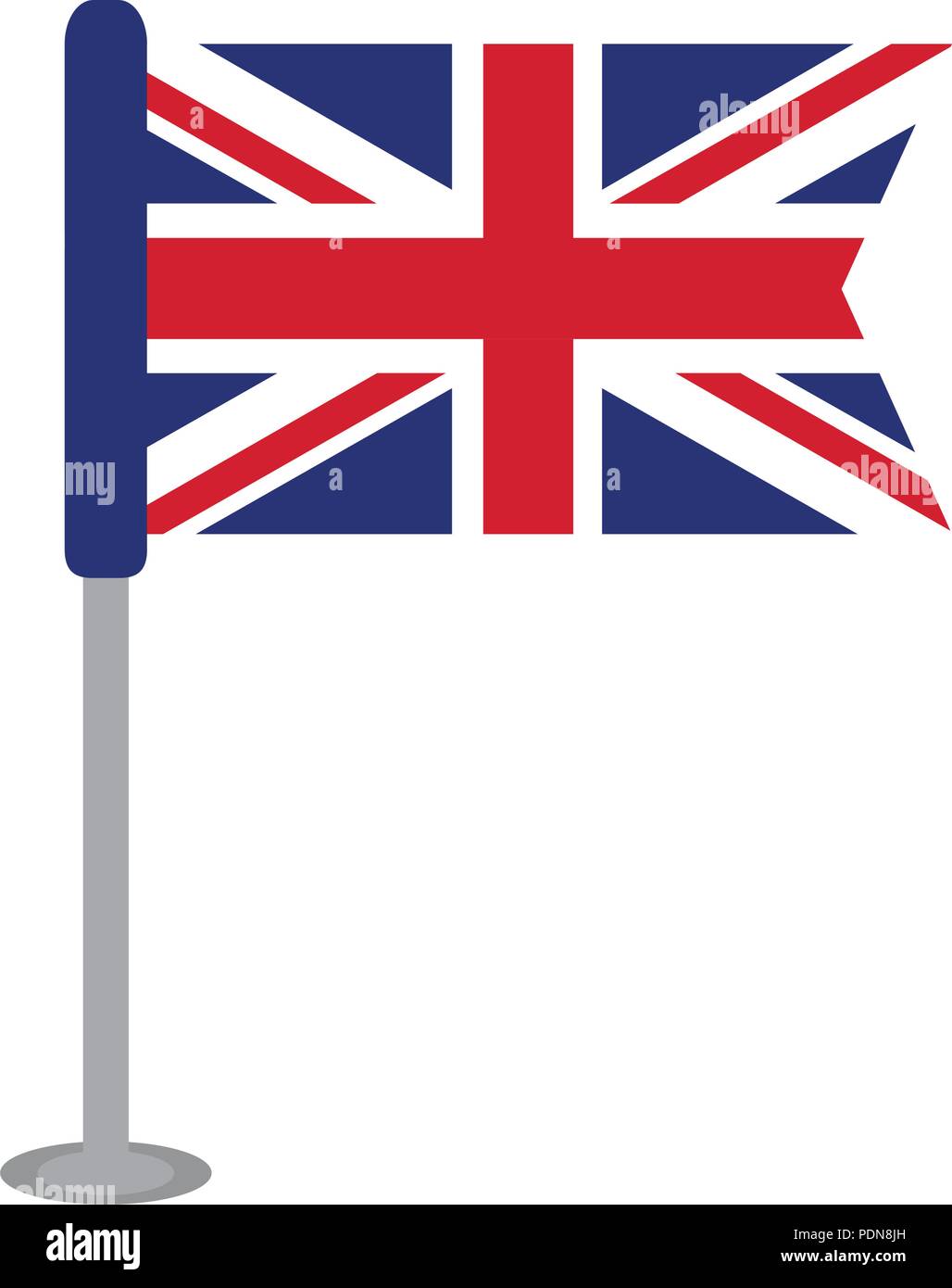 Isolated flag of the United Kingdom Stock Vector Image & Art - Alamy