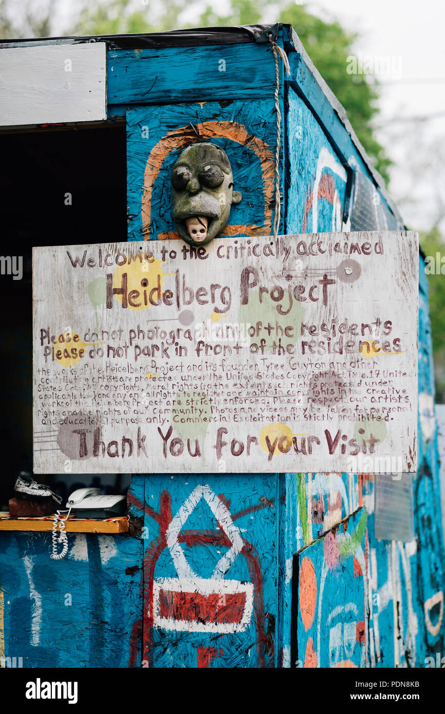 The Heidelberg Project, in Detroit, Michigan Stock Photo - Alamy