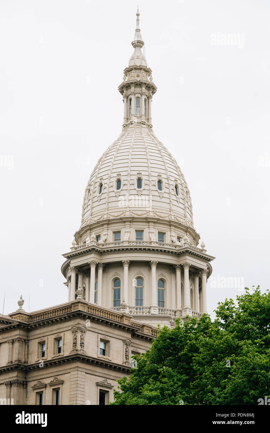 Michigan capitol building hi-res stock photography and images - Alamy