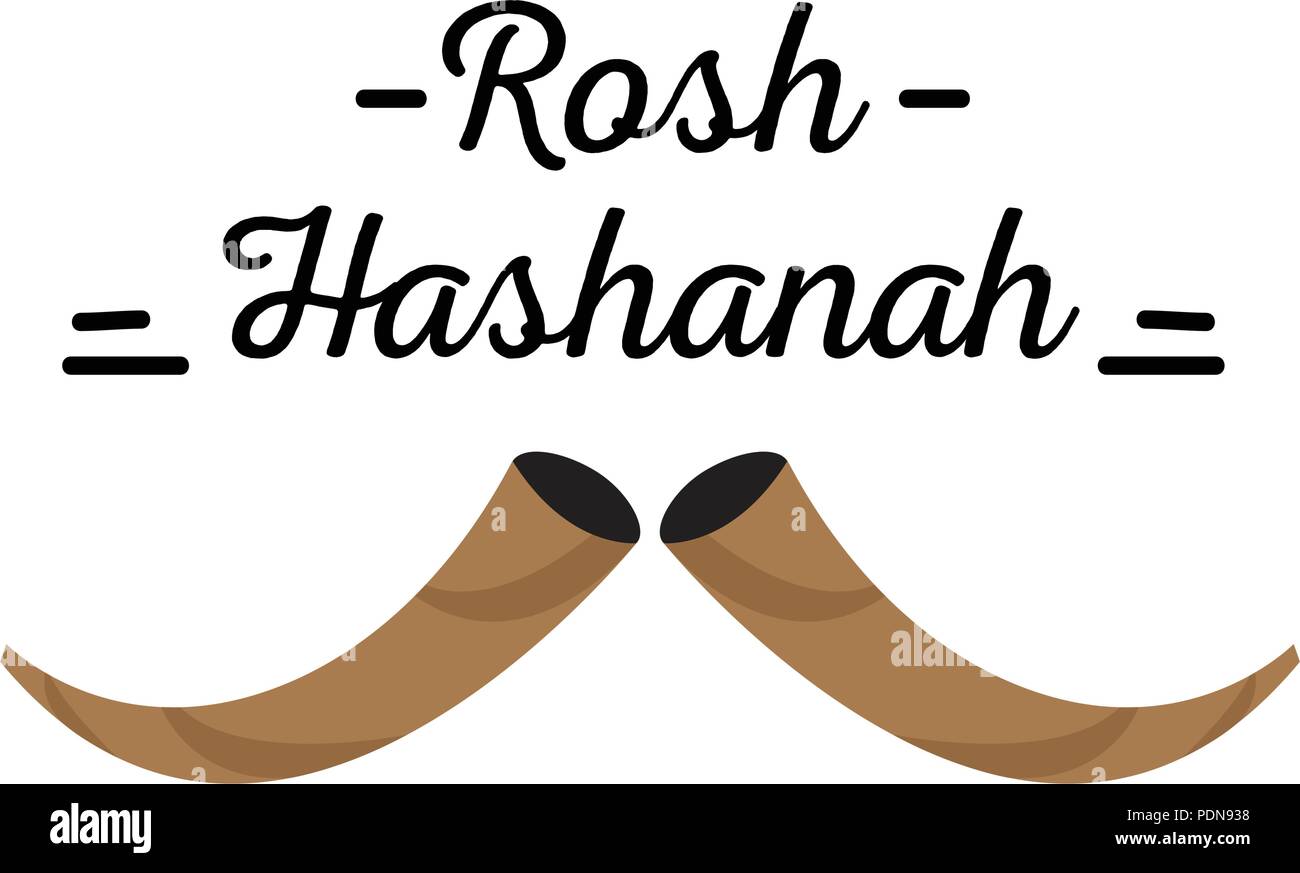 Jewish shofar traditional Cut Out Stock Images & Pictures - Alamy
