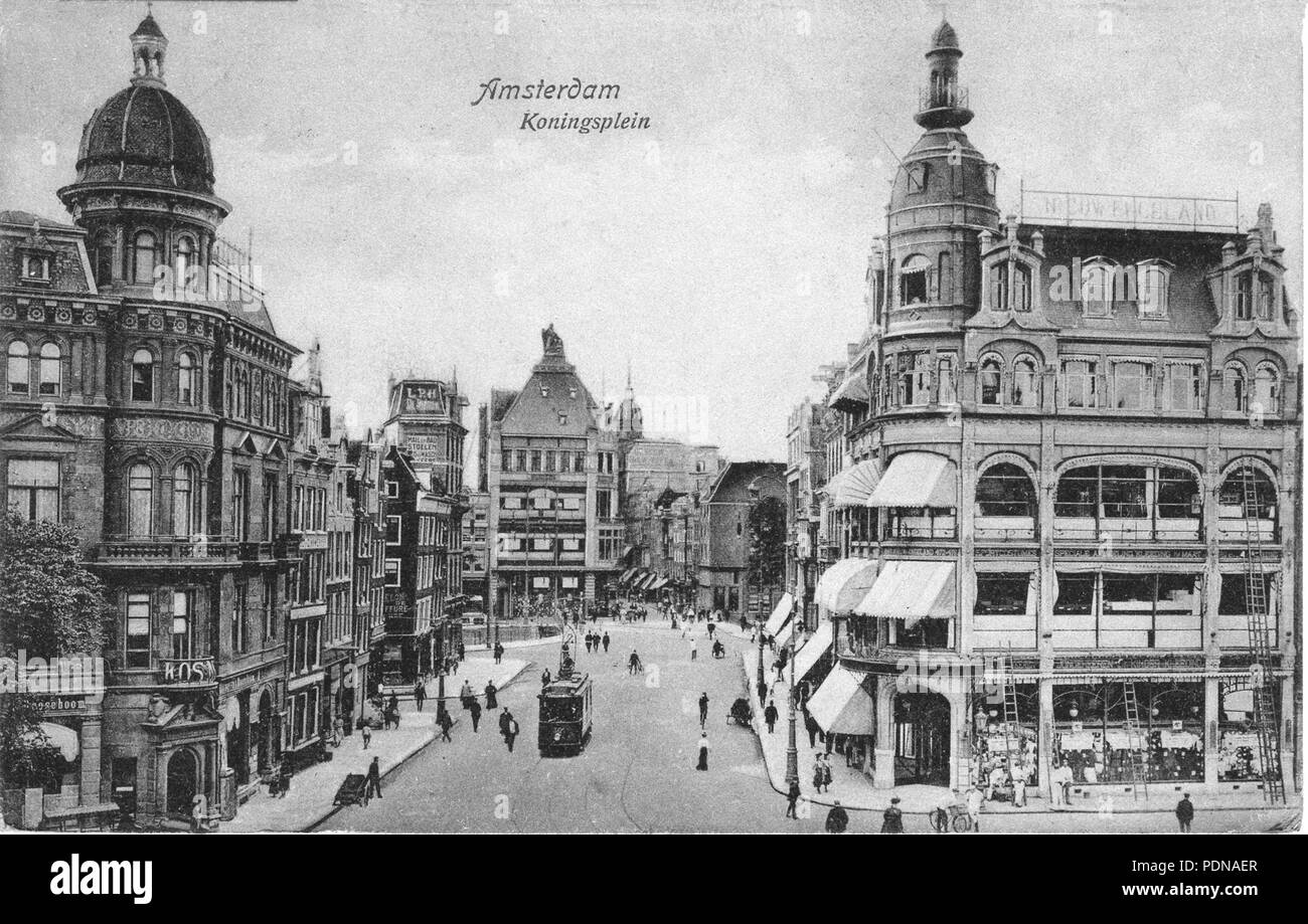 Amsterdam square Black and White Stock Photos & Images - Alamy