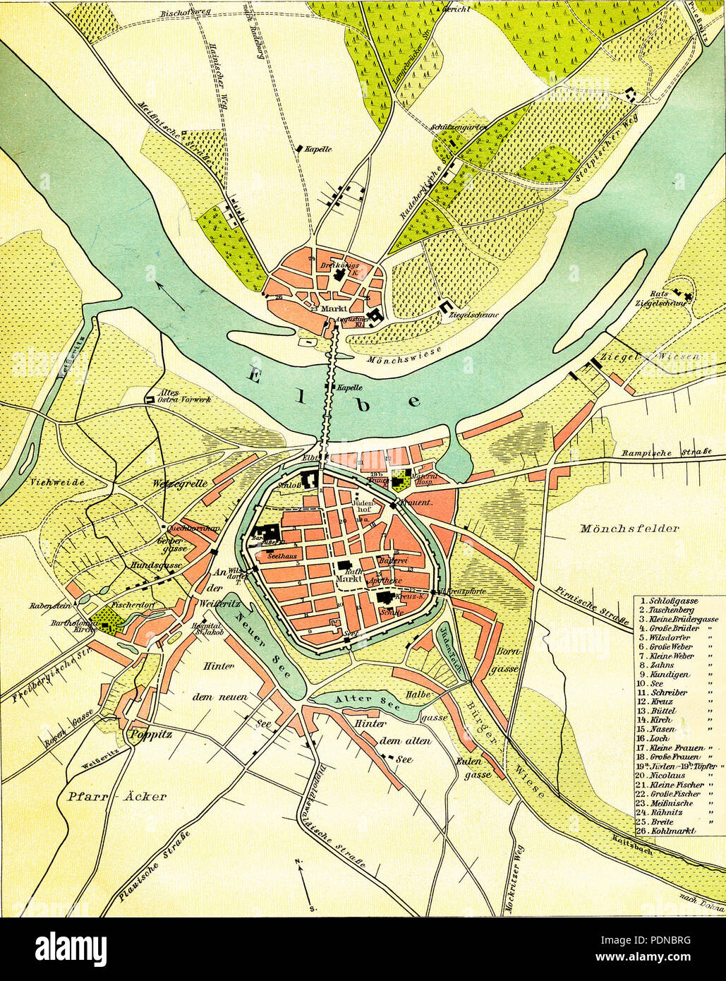 199 Lange diercke sachsen dresden um 1500 Stock Photo - Alamy