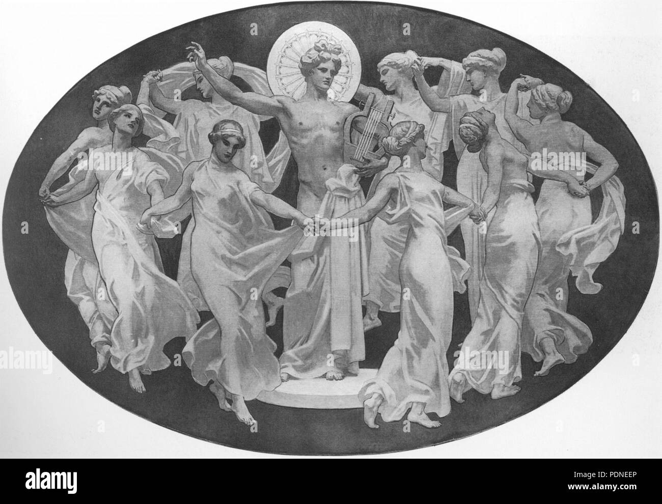 Apollo and the Muses by John Singer Sargent Stock Photo - Alamy