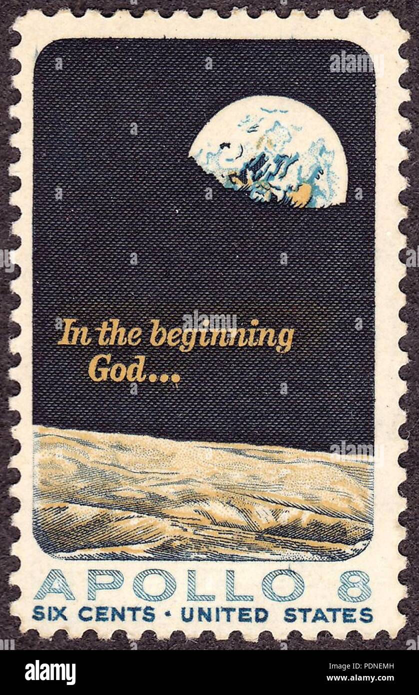 Apollo VIII 1969 Issue-6c Stock Photo - Alamy