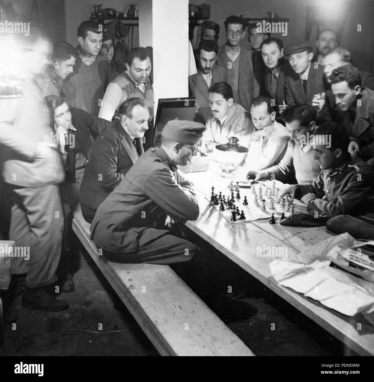 Chess strategy in focus Black and White Stock Photos & Images - Alamy