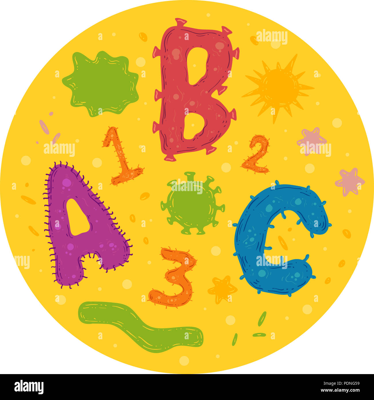 Abc 123 Clipart