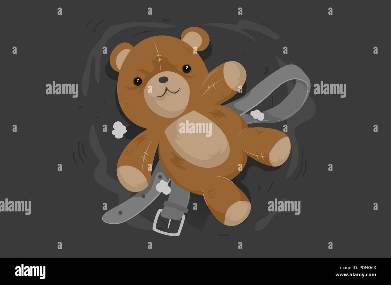 Broken Heart Teddy Bear Drawing