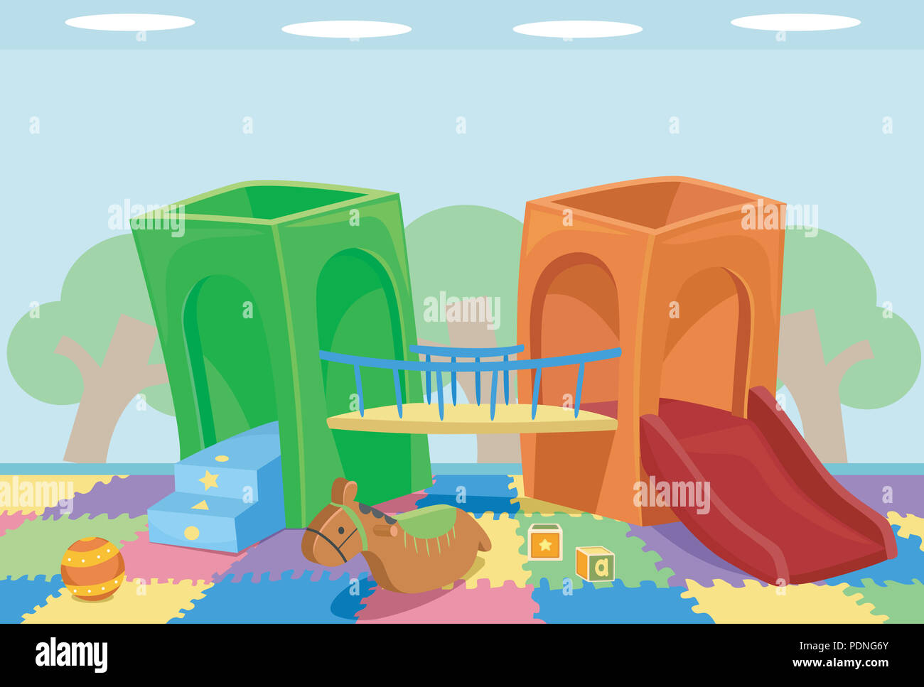 Indoor Playground Clipart