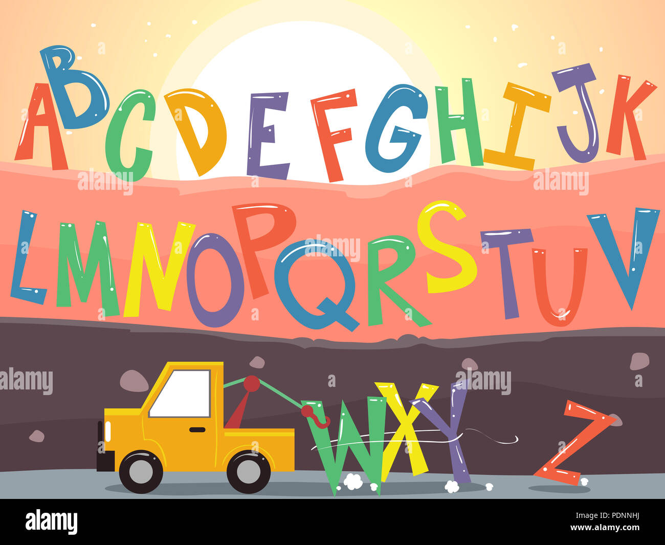 Vehicle towing clip art hi-res stock photography and images - Alamy