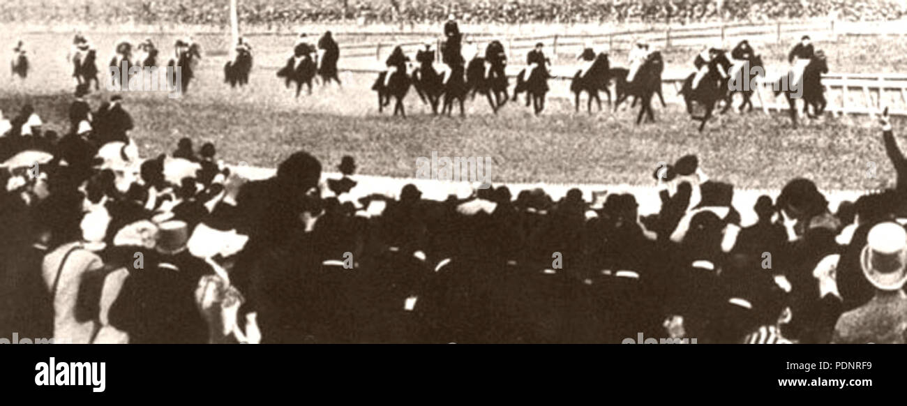31 Carbine (NZ) winning the Melbourne Cup Stock Photo - Alamy