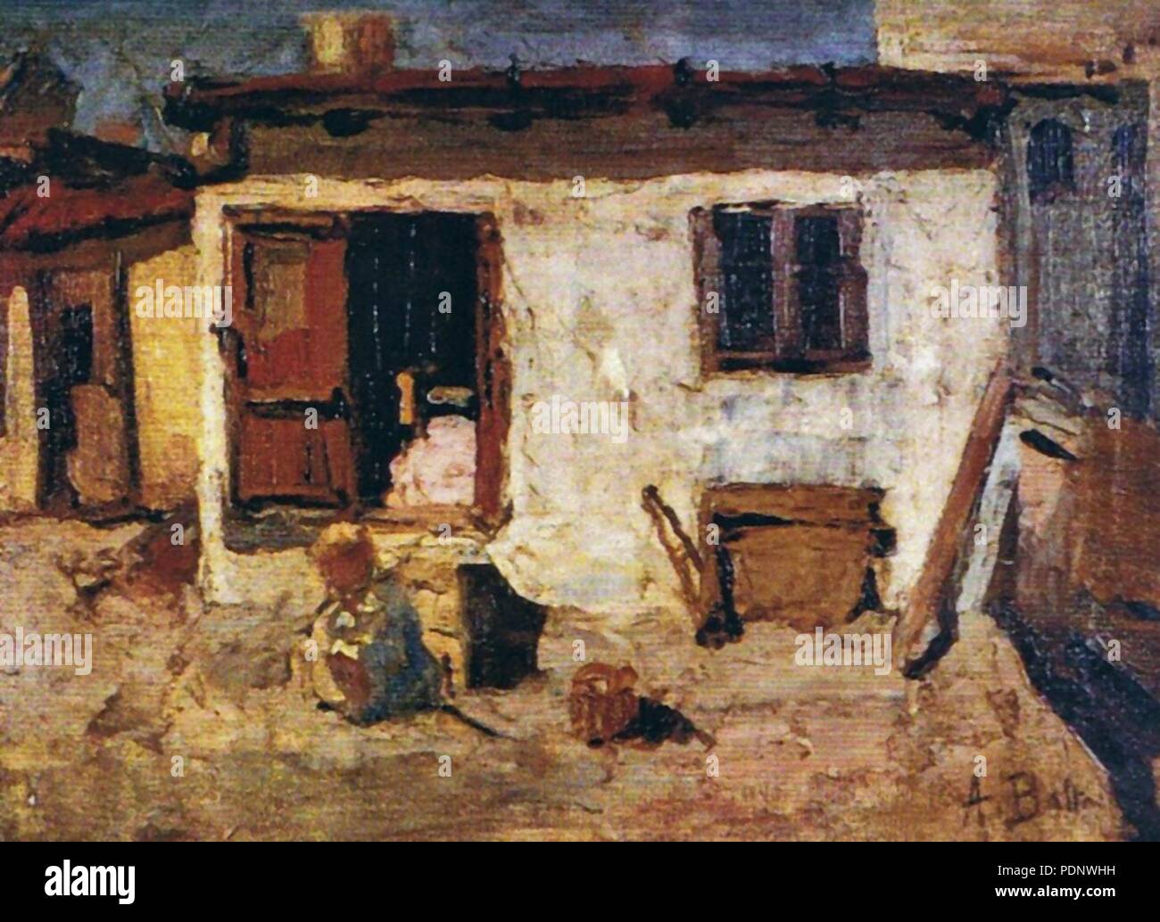 Apcar Baltazar - Curte de mahala Stock Photo - Alamy