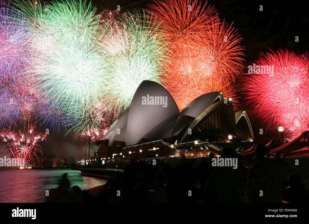 APEC Australia 2007 Sydney Opera House fireworks Stock Photo - Alamy