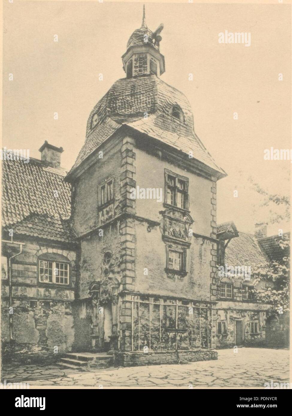 Aplerbeck Haus Rodenberg mit Treppenturm um 1893 Stock Photo - Alamy