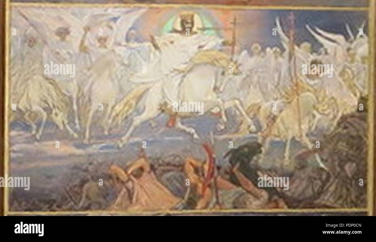 Apokalipsis by V.Vasnetsov (1887 Dom-muzei) crop 2 Stock Photo - Alamy