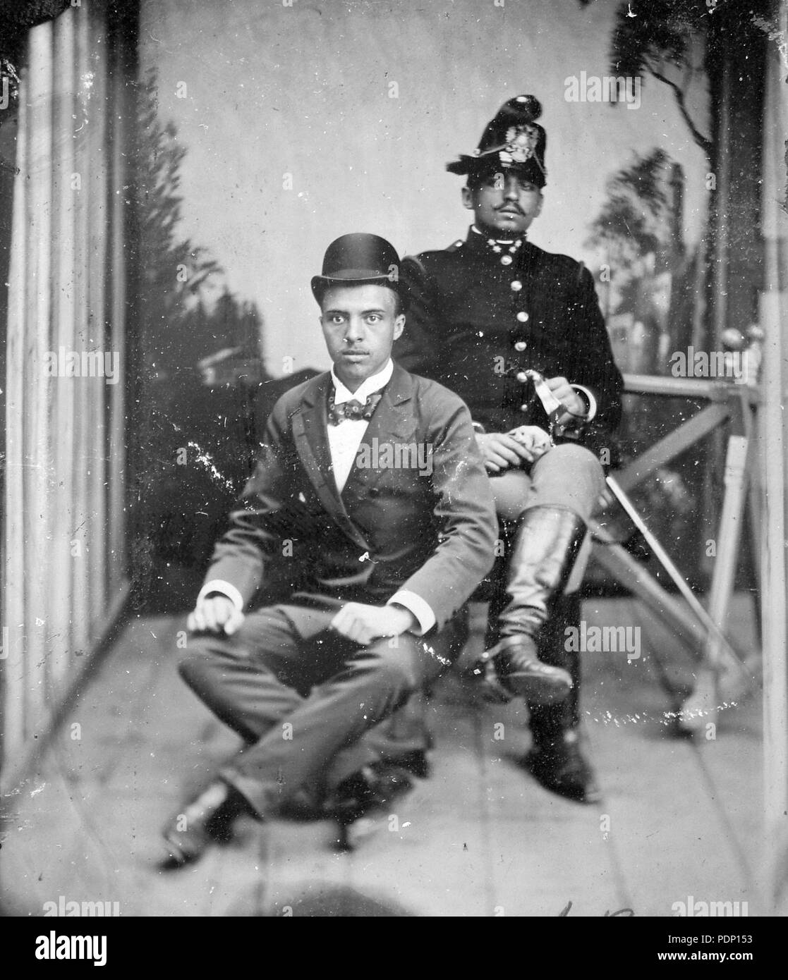 Army uniform hat Black and White Stock Photos & Images - Alamy