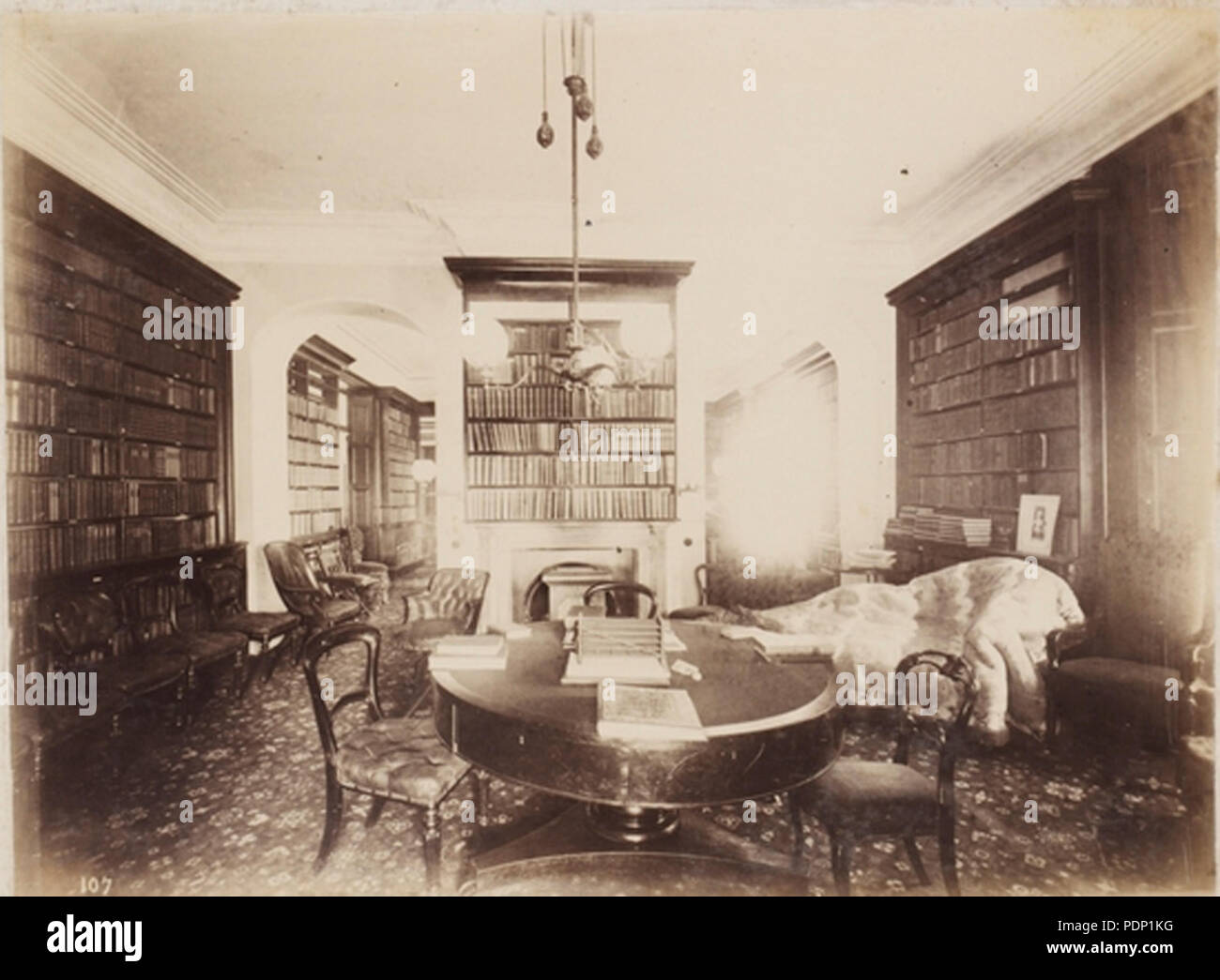 315 Toxteth Park Library circa 1890 Stock Photo - Alamy