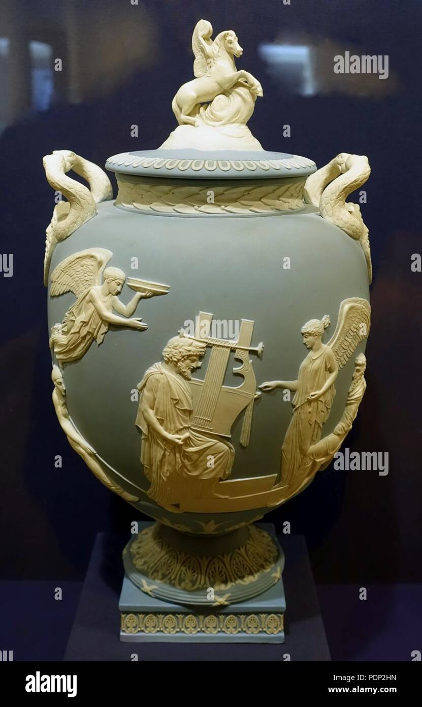 Apotheosis of Homer vase, John Flaxman designer, Josiah Wedgwood ...
