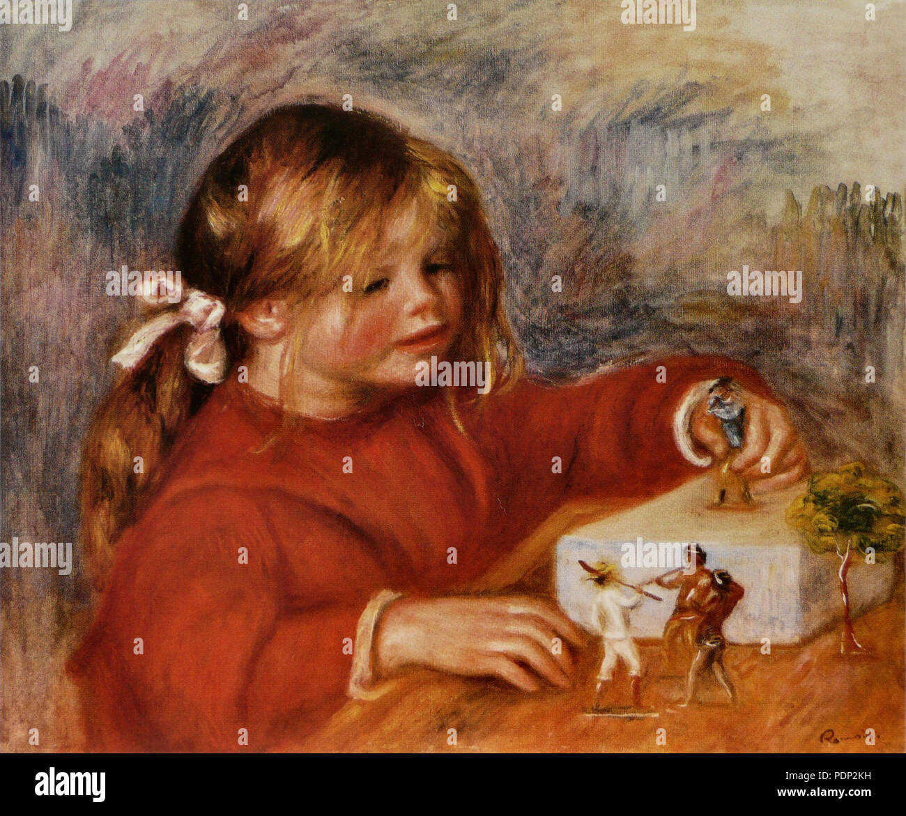 28 Pierre-Auguste Renoir - Coco jouant Stock Photo - Alamy