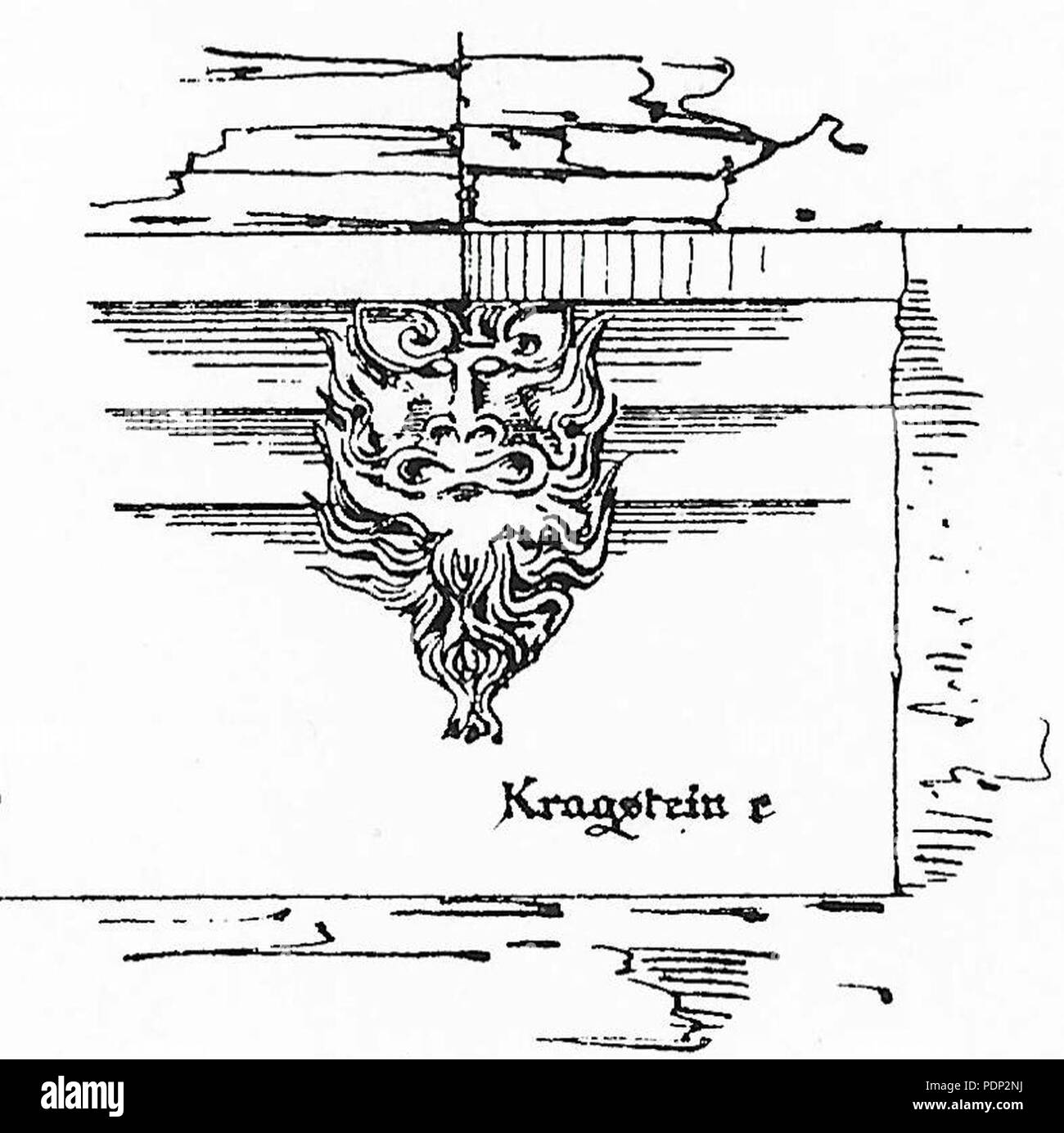 Apotropaion, als Sandsteinkonsole Ochsenturm (Oberwesel Stock Photo - Alamy