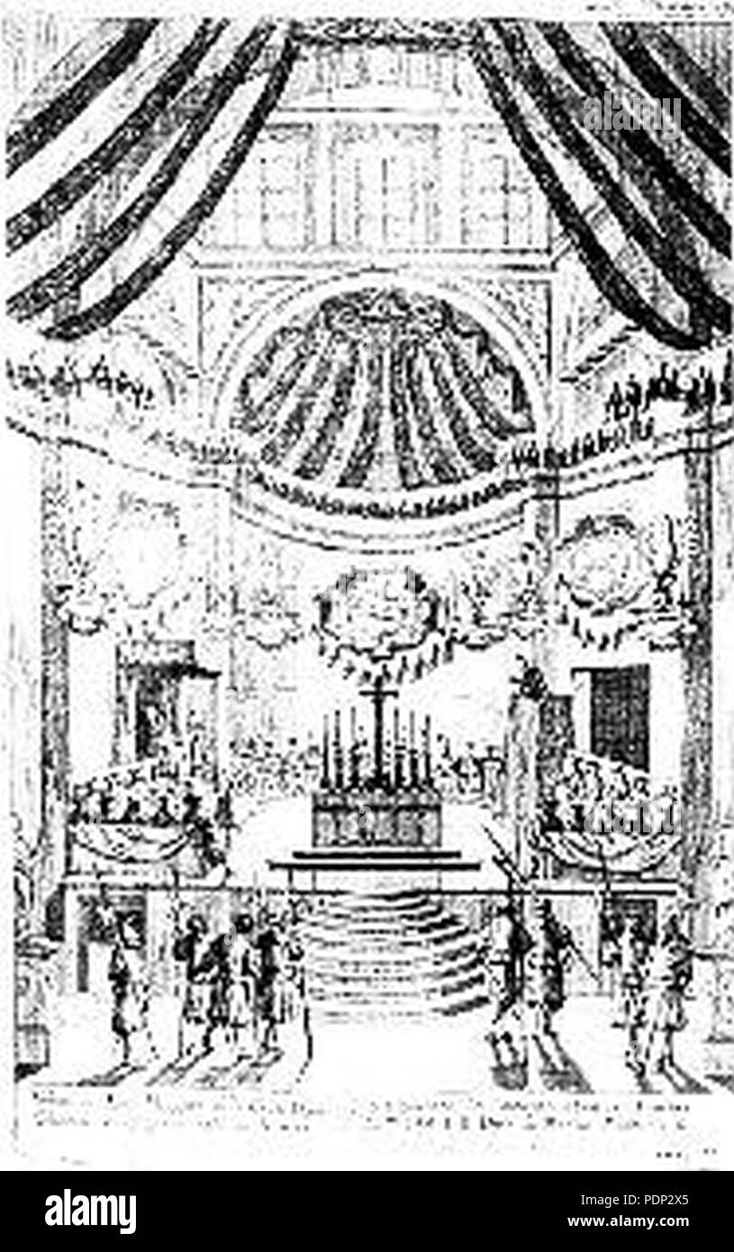 Apparato funerario di Carlo II Gonzaga Nevers elevato in Santa Barbara ...