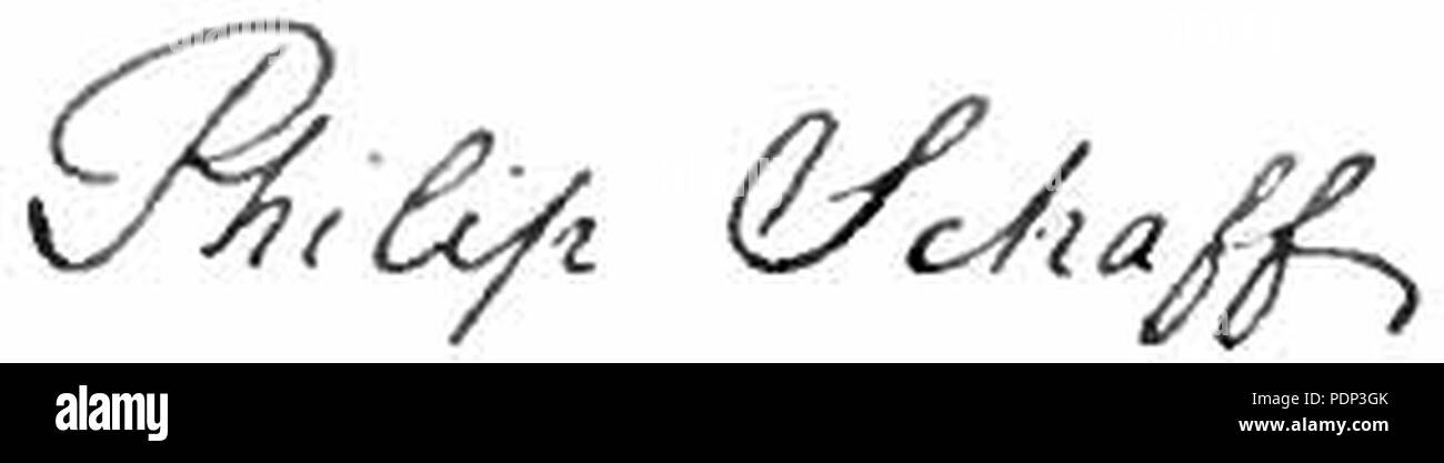 Philip schaff hi-res stock photography and images - Alamy