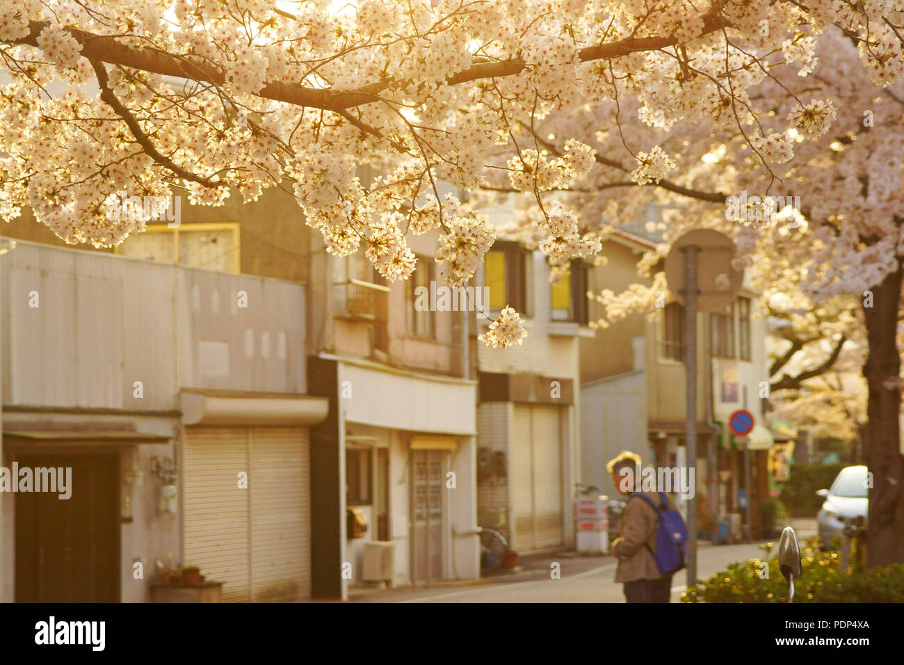 Retro townscape hi-res stock photography and images - Alamy