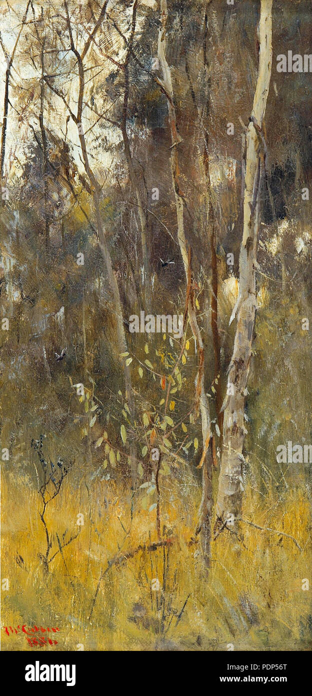 48 Frederick McCubbin - At the Falling of the Year, 1886 Stock Photo ...