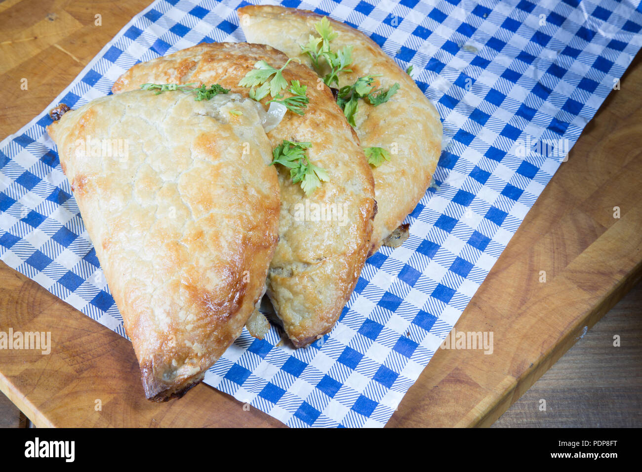 Homemade cornish pasties hi-res stock photography and images - Alamy