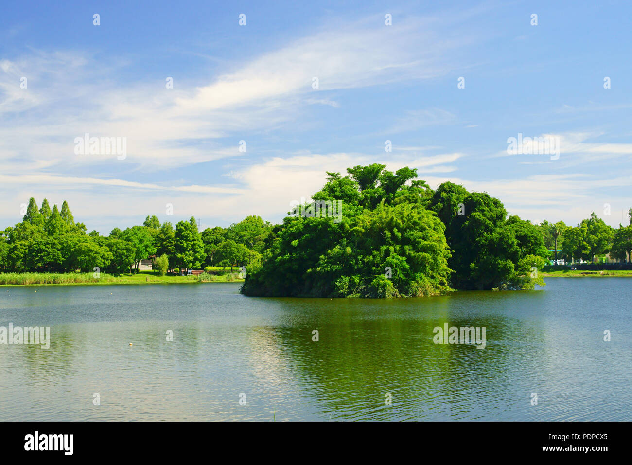 Lake Ezu, Kumamoto Prefecture, Japan Stock Photo - Alamy