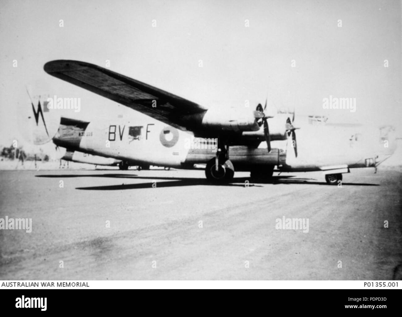 1 102 Squadron RAAF Liberator Cecil Plains Qld July 1945 AWM P01355.001 ...