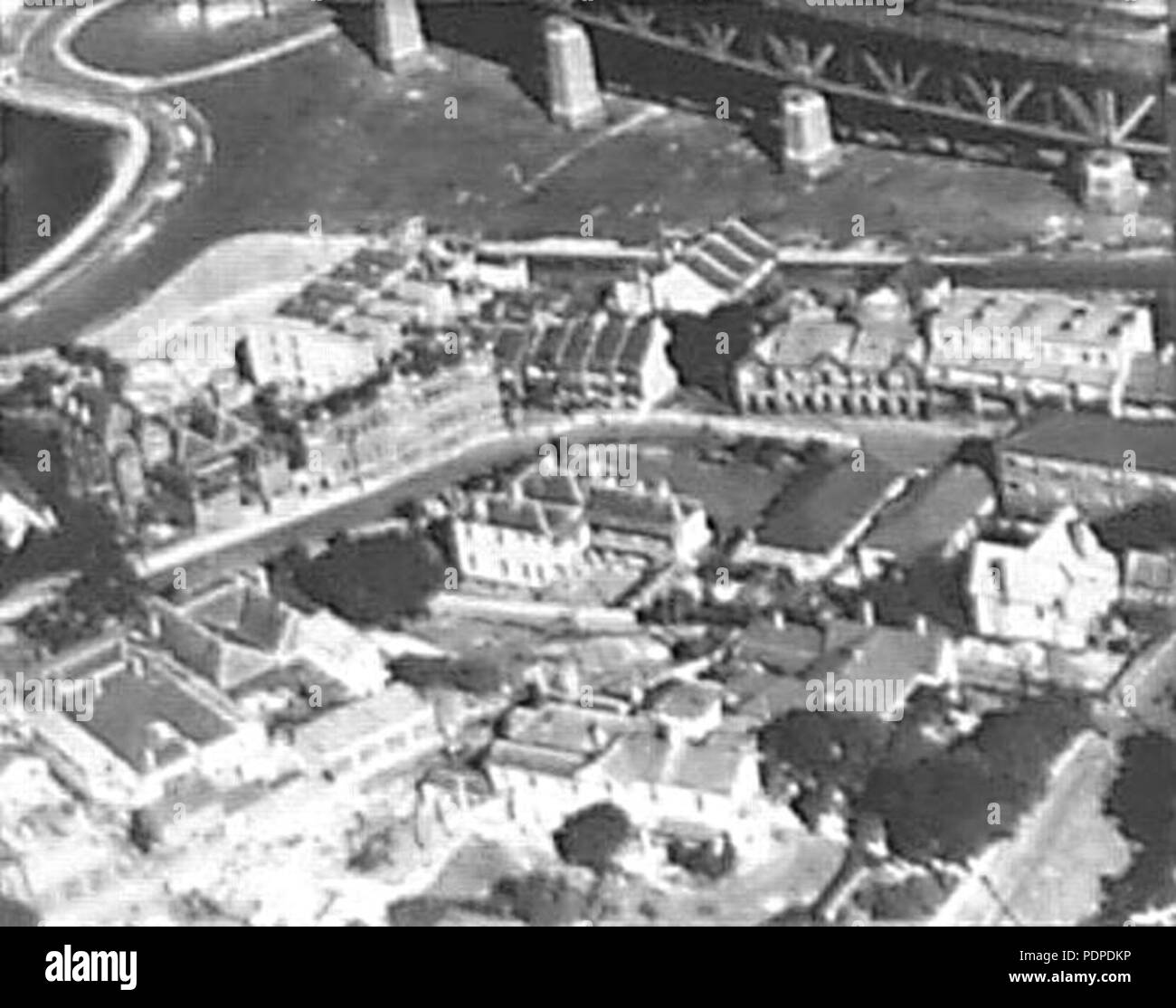 4 1940s Aerial view of St Aloysius College and immediate vicinity Stock ...