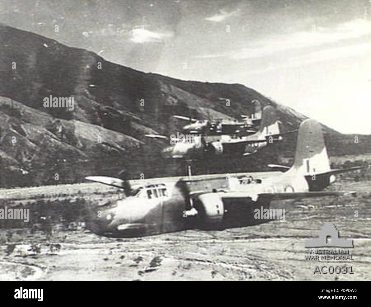5 22 Squadron RAAF Boston in the Pacific WWII AWM AC0031 Stock Photo ...