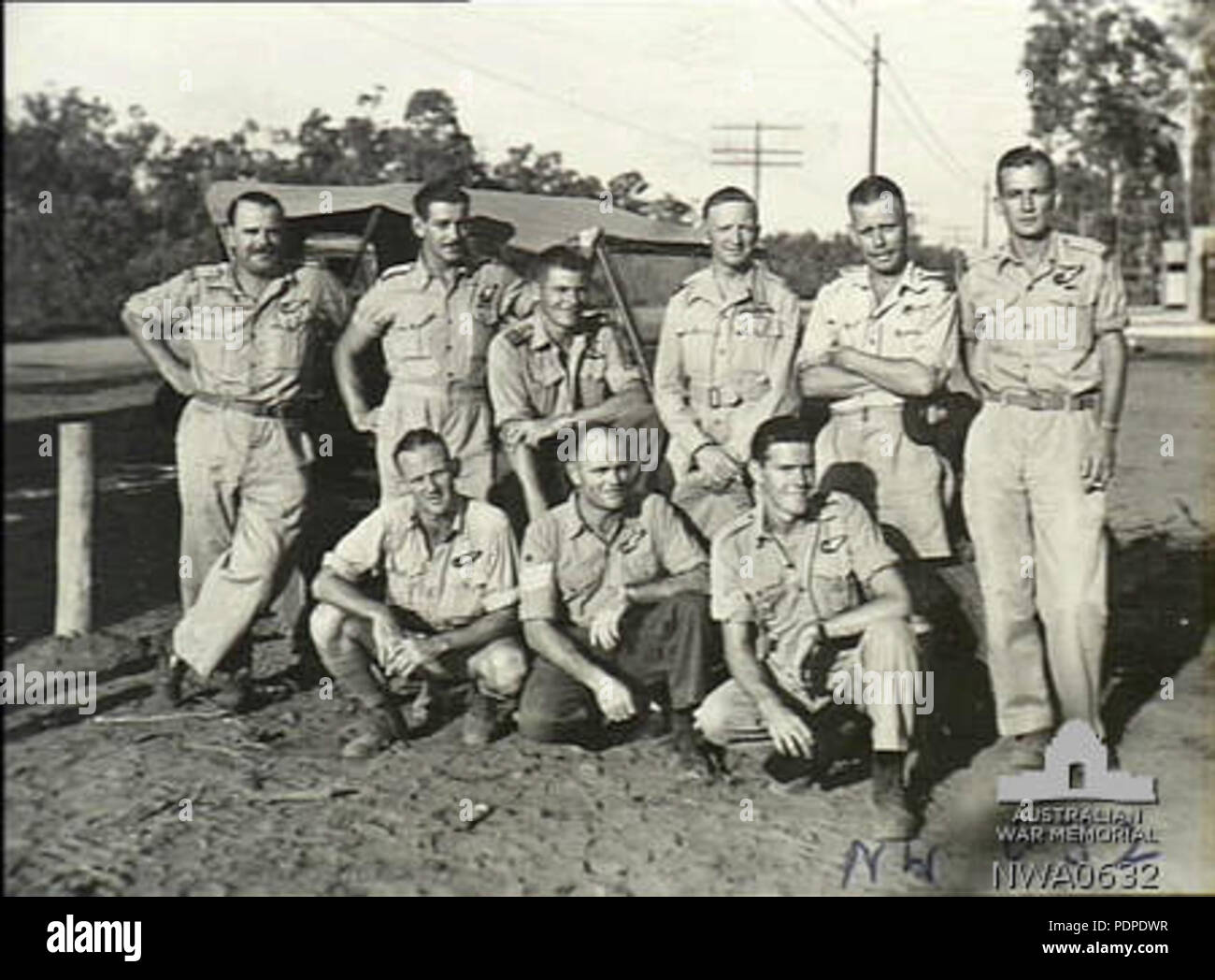 5 24 Squadron RAAF Liberator aircrew Fenton NT AWM NWA0632 Stock Photo ...