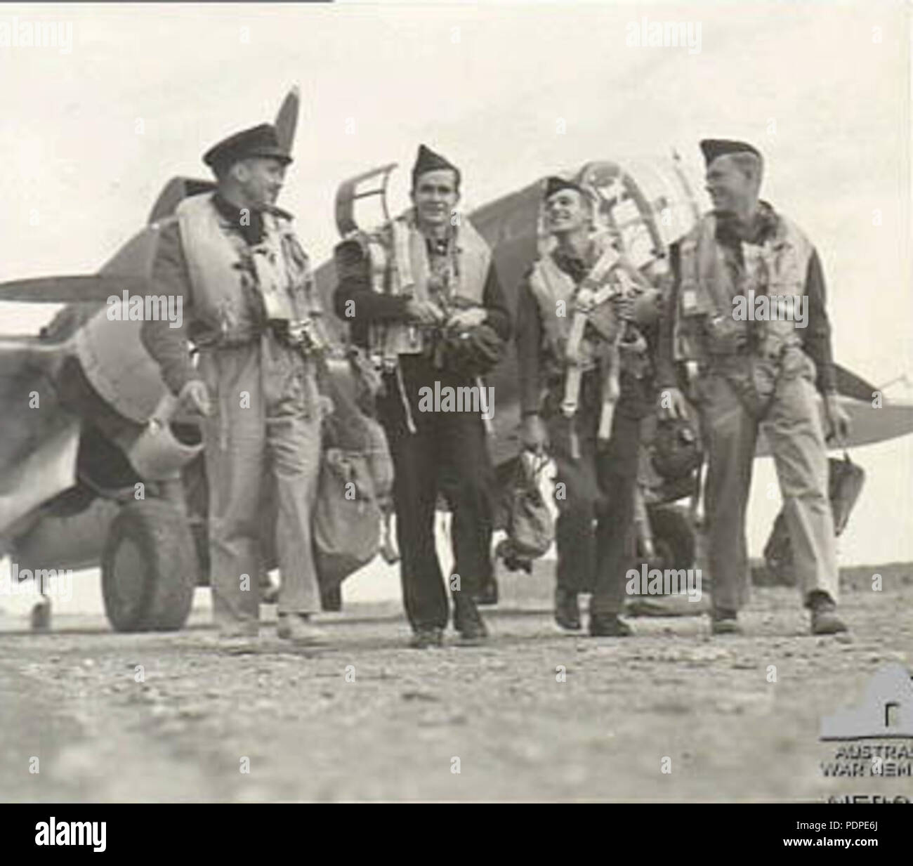 6 454 Squadron RAAF Baltimore aircrew Gambut 1943 AWM MEB0069 Stock ...