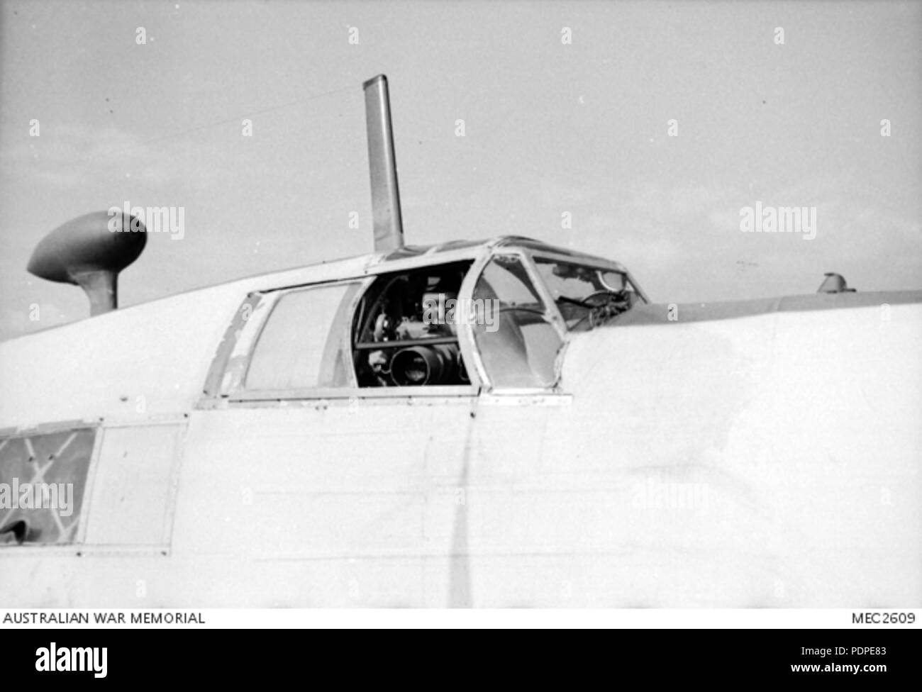 6 458 Squadron RAAF Wellington observer Algeria WWII AWM MEC2609 Stock ...