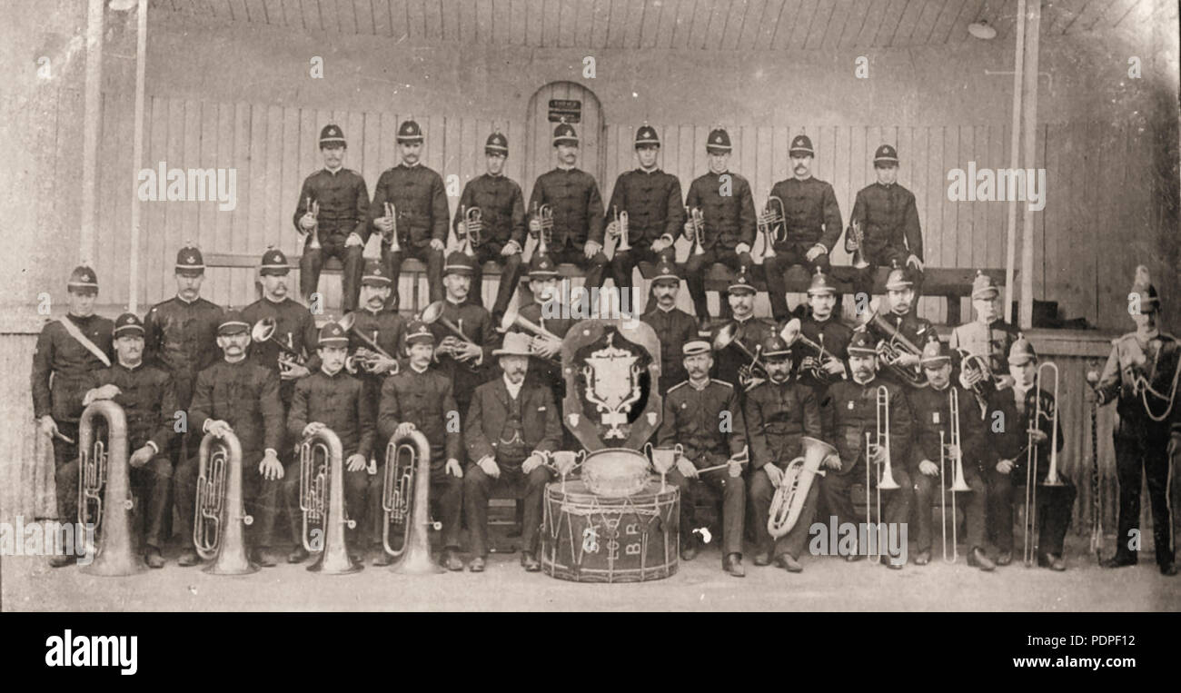 17 Australia South Australia Police Band, Adelaide, 1907 Stock Photo ...
