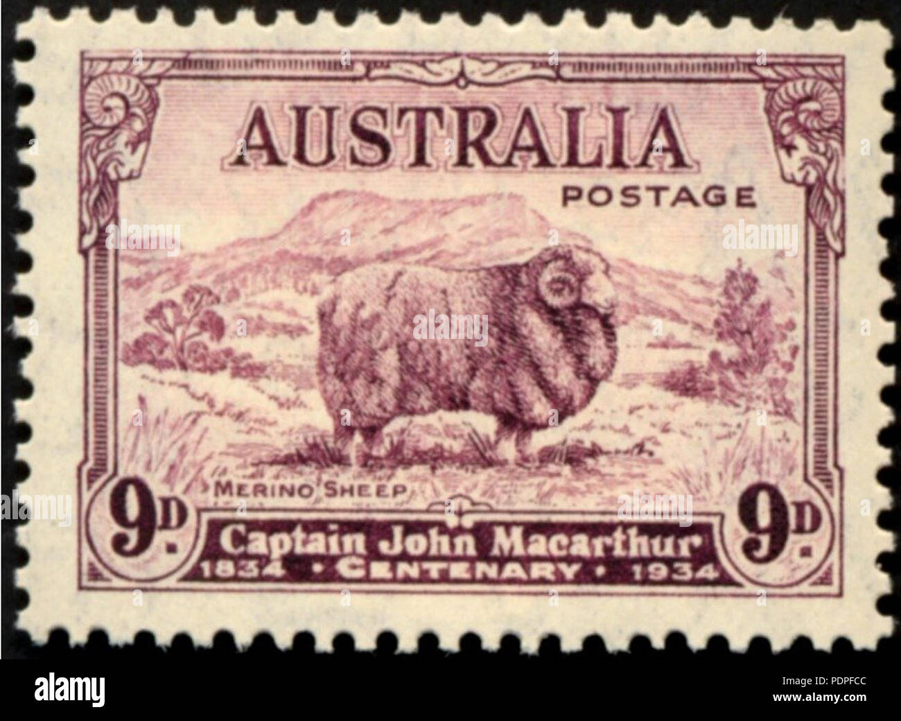 Australia postage stamp hi-res stock photography and images - Alamy