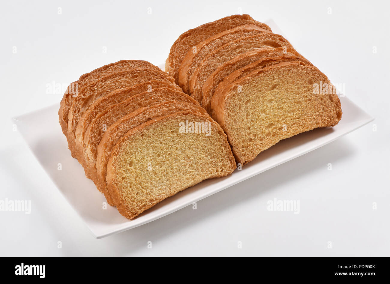 Tea Rusk, crunchy and dried bread slices Stock Photo - Alamy